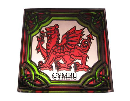 Welsh Dragon Fridge Magnet - Stained Mirror – royal-tara-giftware-store