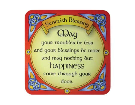 Scottish Blessing Coaster – royal-tara-giftware-store