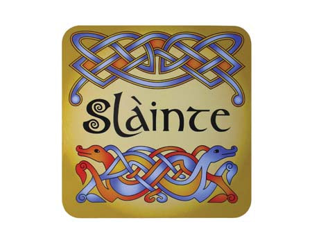 Scottish Slainte Coaster – royal-tara-giftware-store