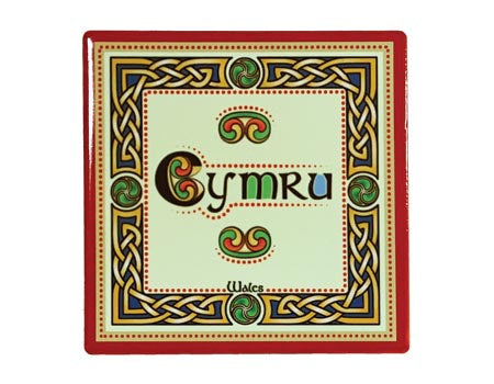 Cymru Ceramic Coaster – royal-tara-giftware-store