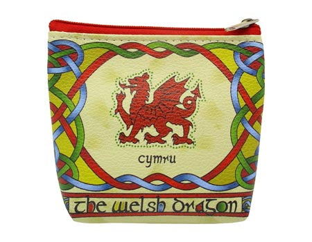 Welsh Dragon Zip Purse Welsh Weave – royal-tara-giftware-store