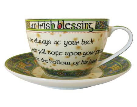 Blessing Cup & Saucer – royal-tara-giftware-store